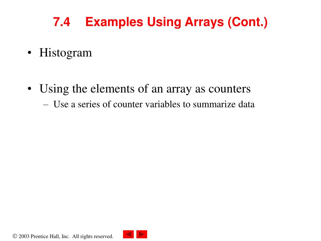 Ppt Introduction To Computers And Programming Lecture 16 Arrays Cont Professor Evan Korth