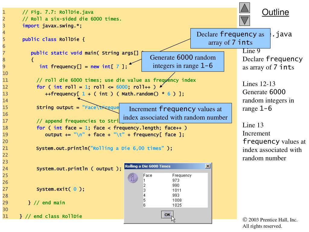 Ppt Introduction To Computers And Programming Lecture 16 Arrays Cont Professor Evan Korth