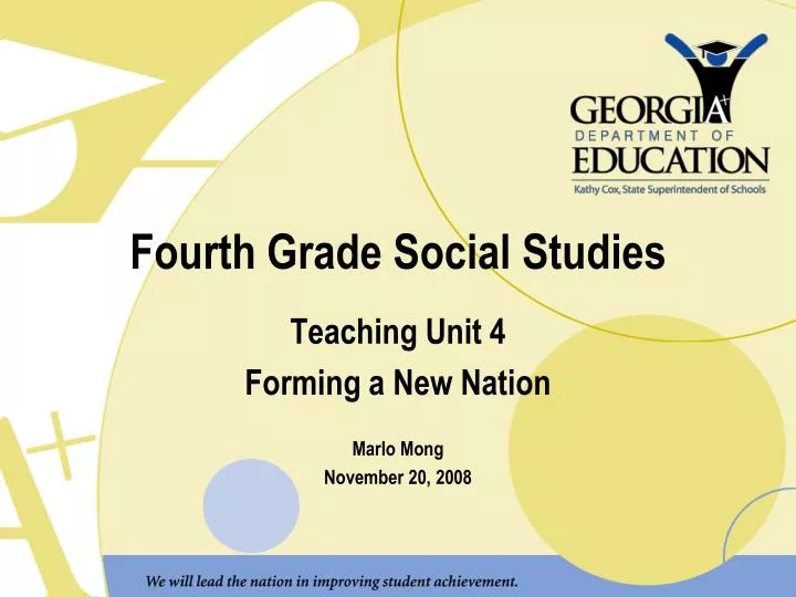 PPT - Fourth Grade Social Studies PowerPoint Presentation, free ...