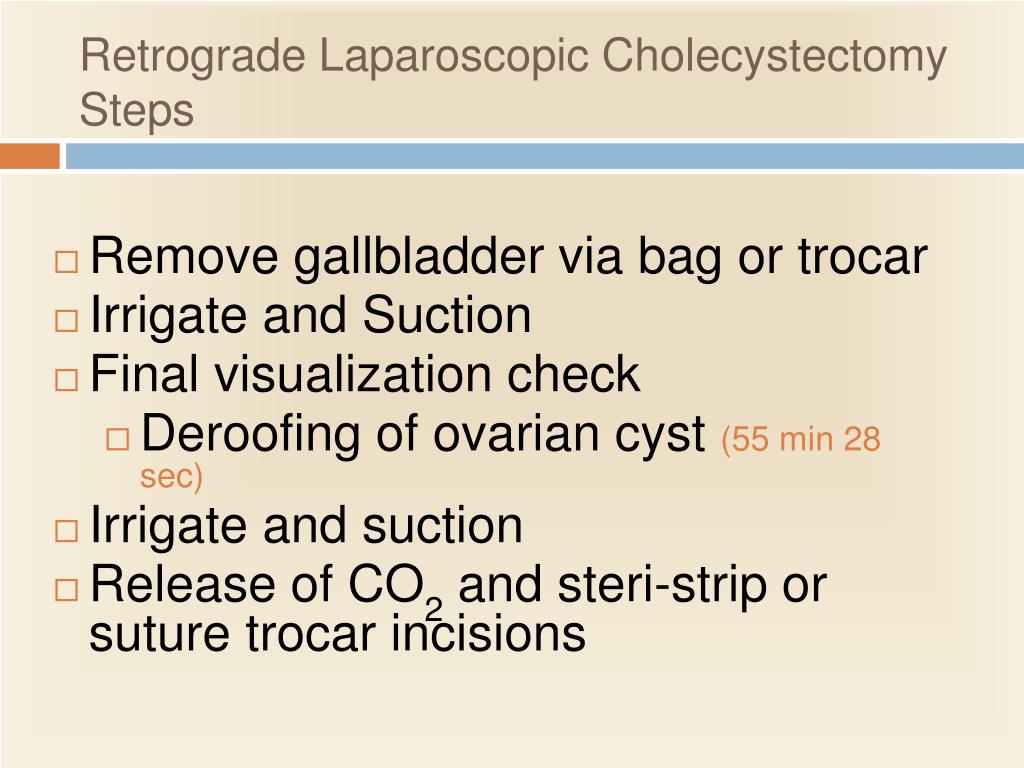 PPT - LAPAROSCOPIC CHOLECYSTECTOMY CARA LAWRENCE UNIVERSITY OF KENTUCKY ...