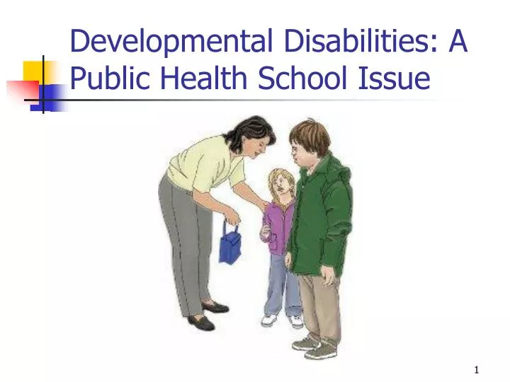 PPT - Developmental Disabilities: A Public Health School Issue ...
