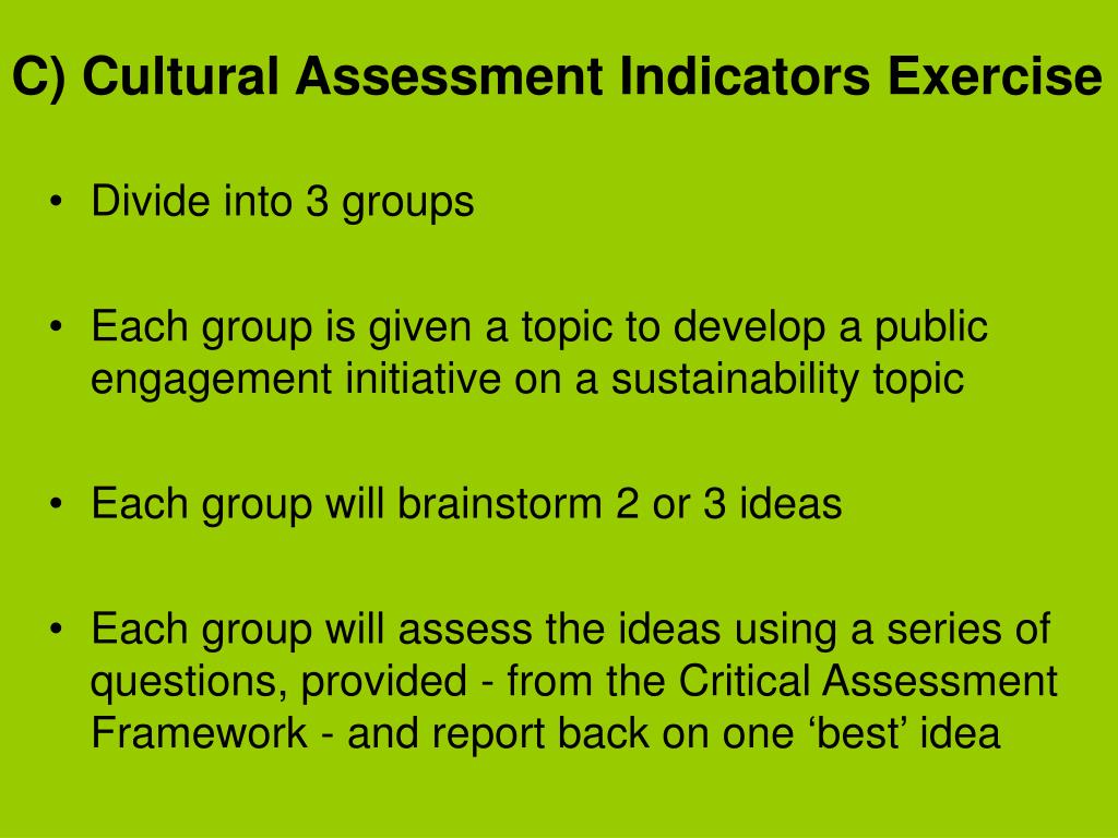 PPT - Fostering a Culture of Sustainability: Introducing the case for ...