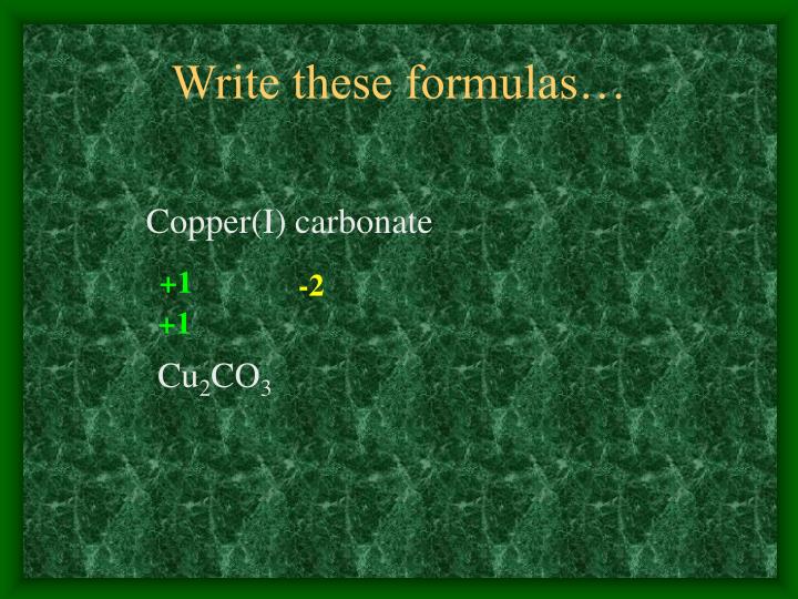 PPT - Writing Ionic Formulas PowerPoint Presentation - ID:810717