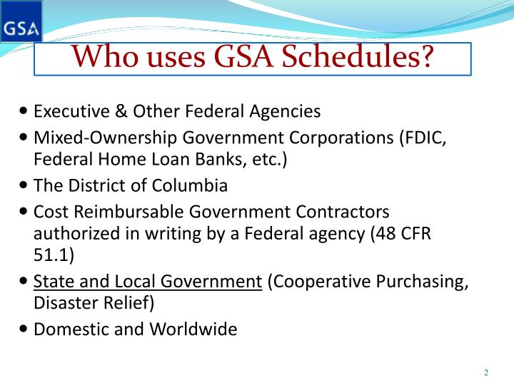 PPT - Marketing Tips and Resources for GSA Schedule 520 – Financial and ...