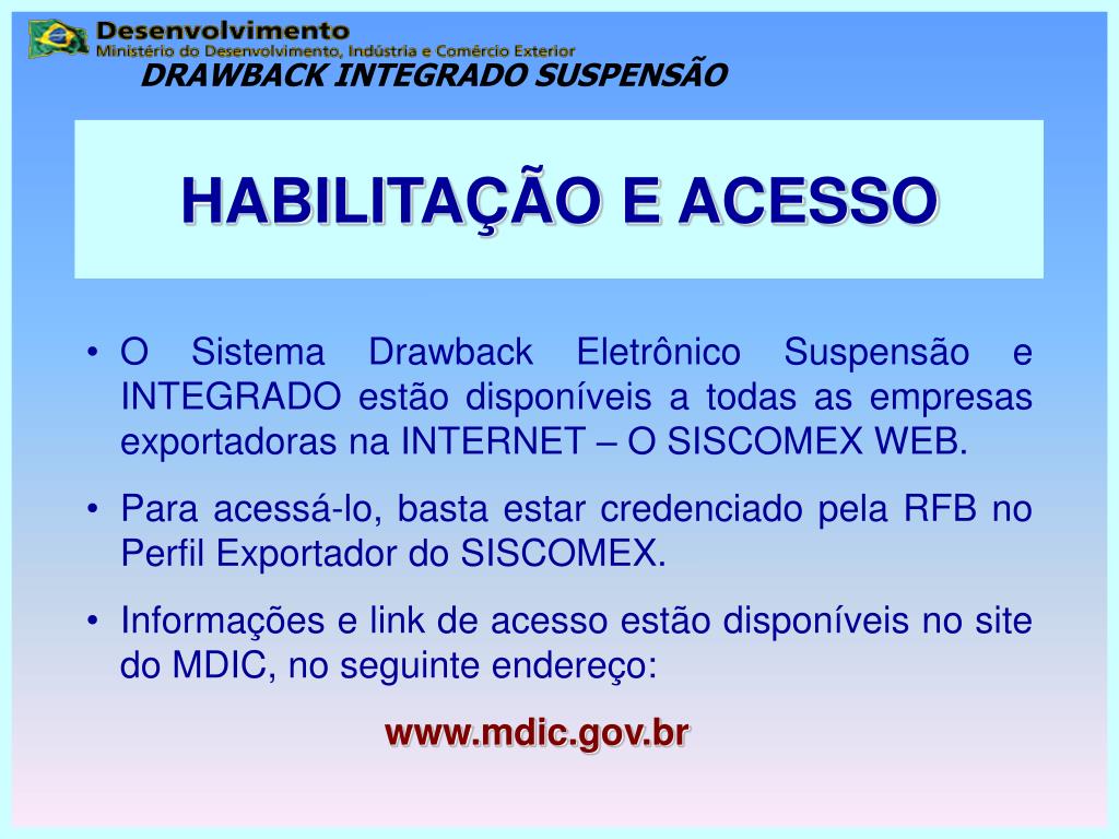 PPT - Secretaria de Comércio Exterior - SECEX Departamento de Operações ...