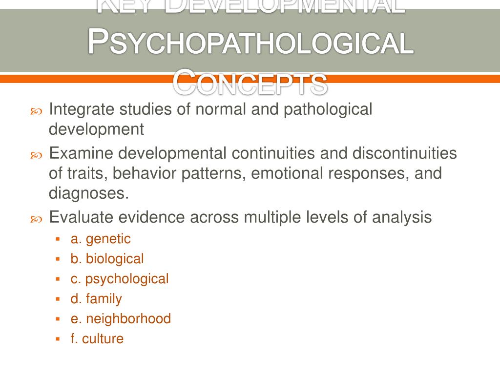 PPT - Welcome to Child & Adolescent Psychopathology PowerPoint ...