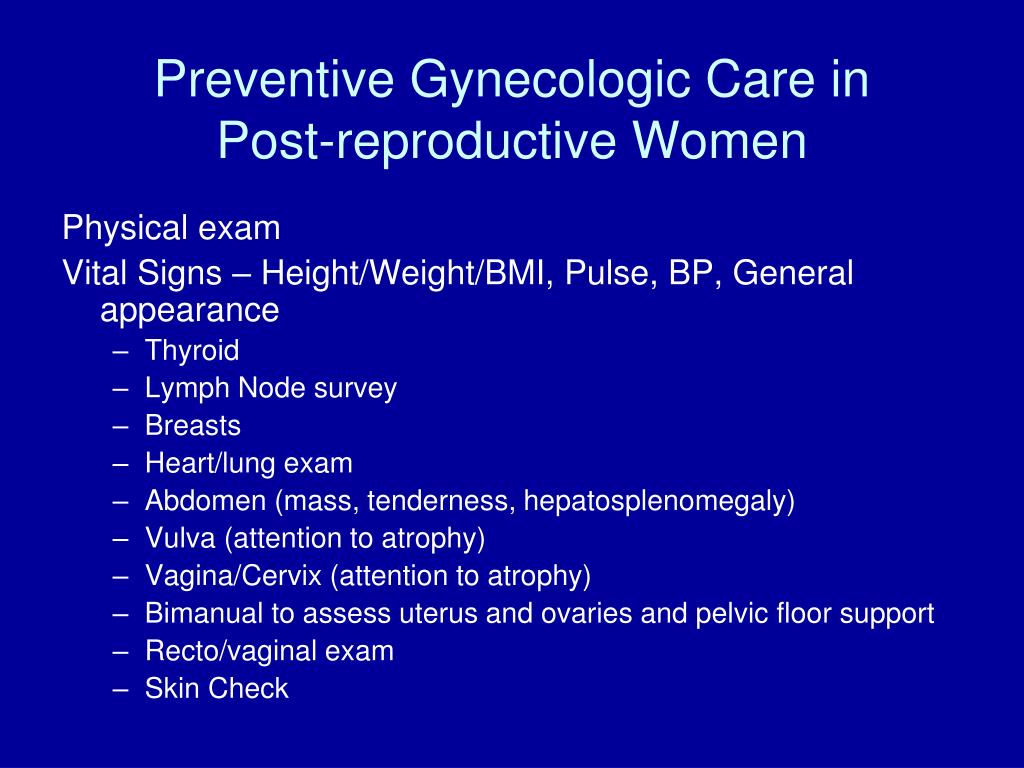 Ppt Post Reproductive Gynecology Powerpoint Presentation Free