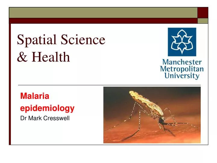 PPT - Spatial Science & Health PowerPoint Presentation, free download ...