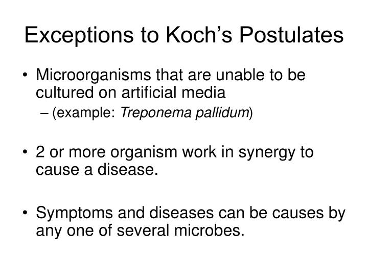 PPT - Koch’s Postulates PowerPoint Presentation - ID:815169