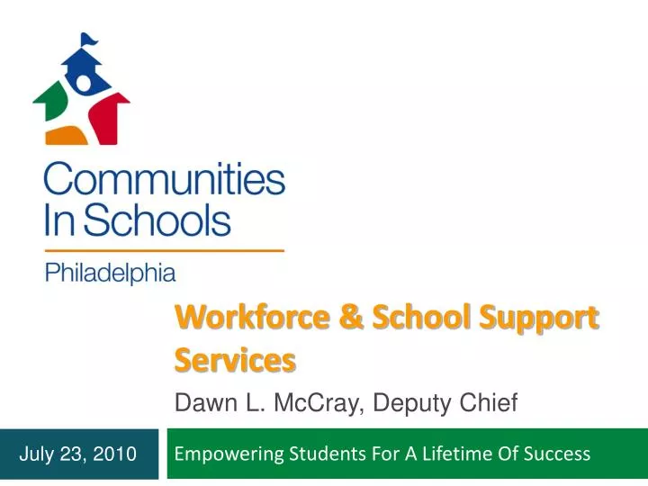 PPT - Workforce & School Support Services PowerPoint Presentation, free ...