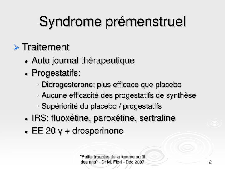 PPT - Syndrome prémenstruel PowerPoint Presentation - ID:815376