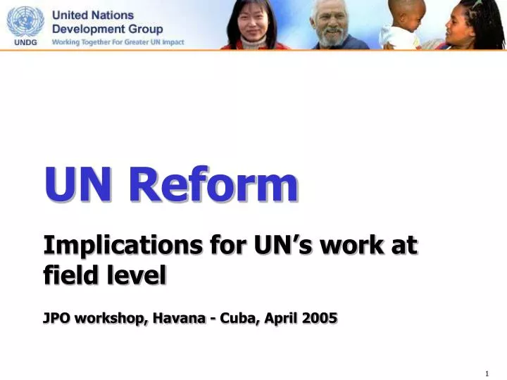 PPT - UN Reform PowerPoint Presentation, free download - ID:815714