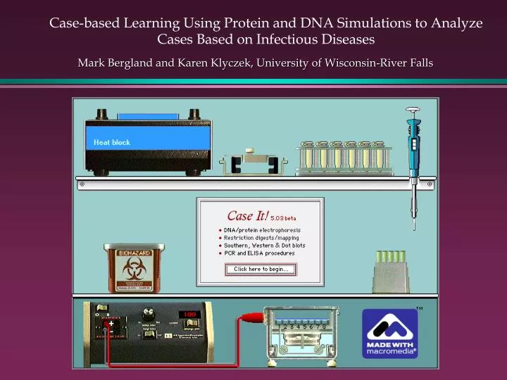 PPT - Case-based Learning Using Protein and DNA Simulations to Analyze ...