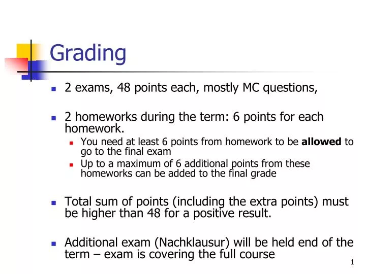 PPT - Grading PowerPoint Presentation, free download - ID:817260