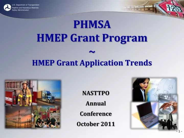 PPT - PHMSA HMEP Grant Program ~ HMEP Grant Application Trends ...