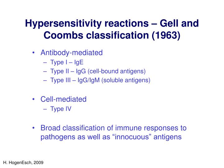 PPT - Type I-III Hypersensitivity Reactions PowerPoint Presentation ...