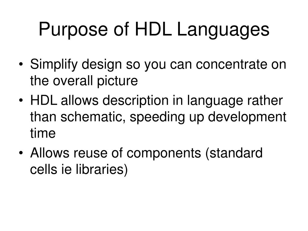 Ppt An Introduction To Verilog Transitioning From Vhdl Powerpoint Presentation Id818156