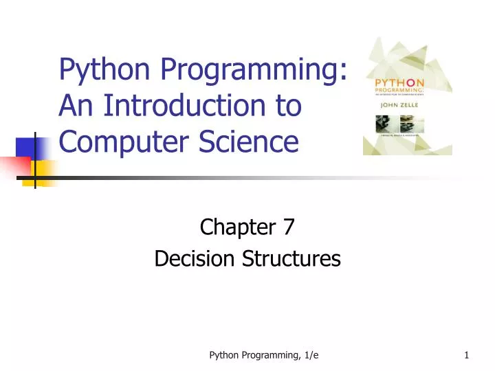 Ppt Python Programming An Introduction To Computer Science Powerpoint Presentation Id818941