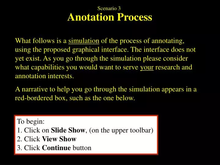 PPT - Anotation Process PowerPoint Presentation, free download - ID:819149