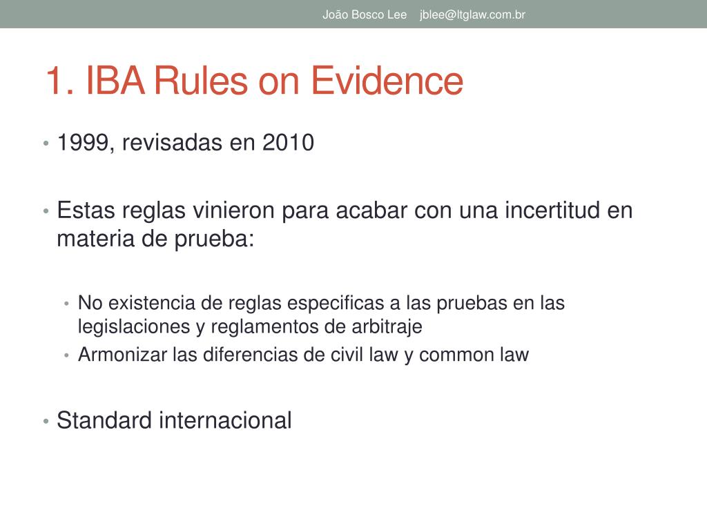 PPT - Fuentes y contenidos del soft law en el arbitraje internacional ...