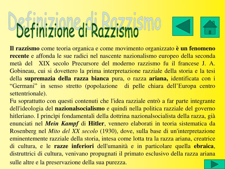 PPT - Il Razzismo PowerPoint Presentation - ID:819661