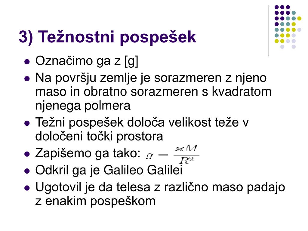 PPT - Zemeljsko gravitacijsko polje PowerPoint Presentation, free ...