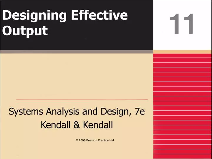PPT - Designing Effective Output PowerPoint Presentation, free download - ID:820399