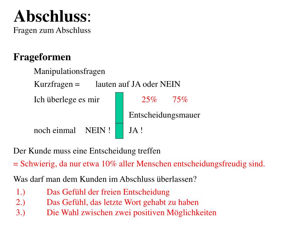 PPT - Profil statt Preiskampf Umsatzmotor Verkaufsgespräch PowerPoint ...