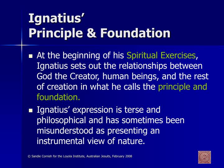 PPT - Ignatian Spirituality & Ecology PowerPoint Presentation - ID:821136