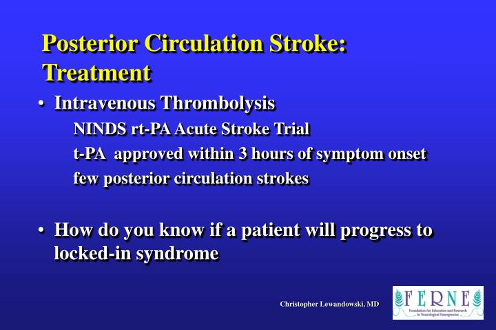PPT - Posterior Circulation Stroke PowerPoint Presentation - ID:822160