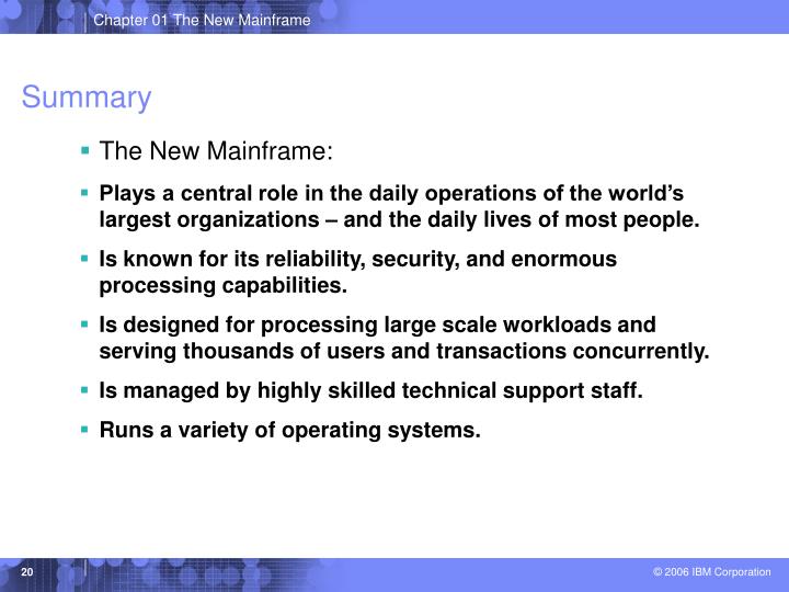PPT - Chapter 1: The new mainframe PowerPoint Presentation - ID:822597