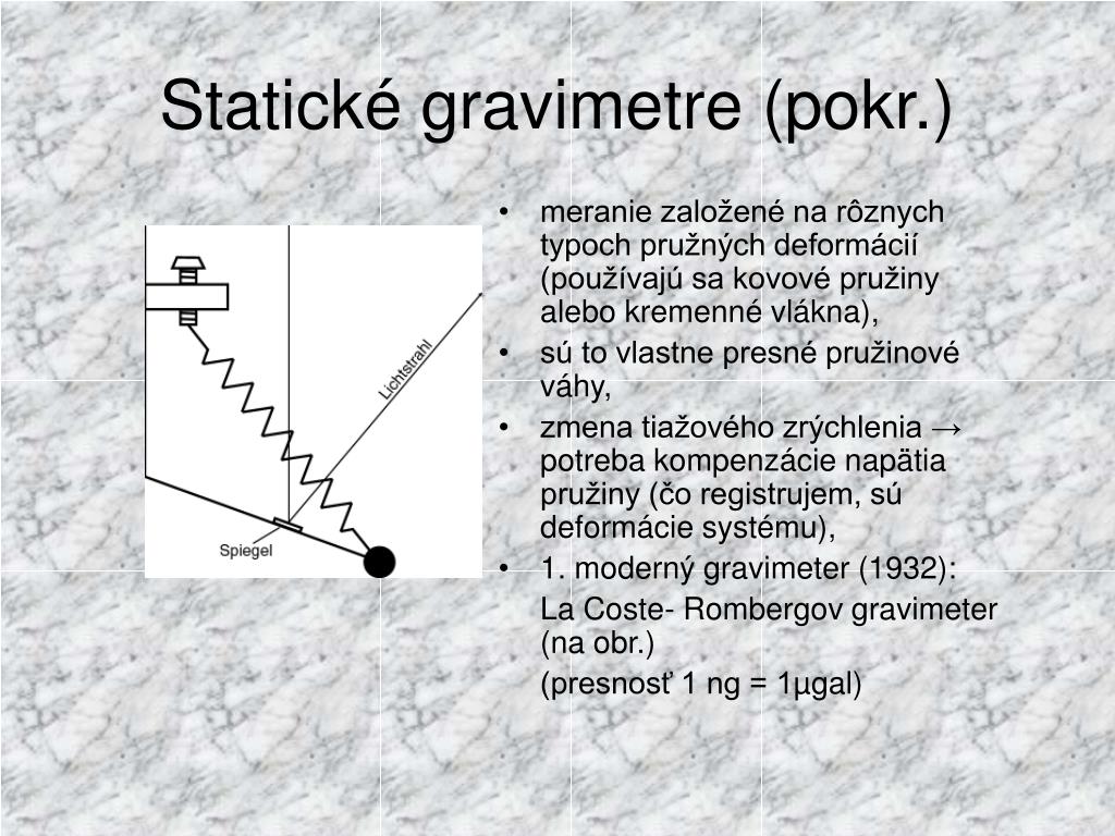PPT - Gravimetria a gravimetre PowerPoint Presentation, free download ...