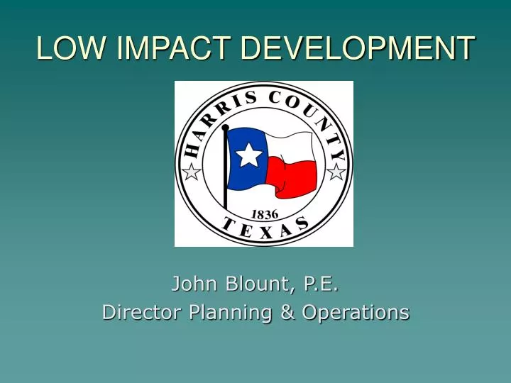 PPT - LOW IMPACT DEVELOPMENT PowerPoint Presentation, free download ...