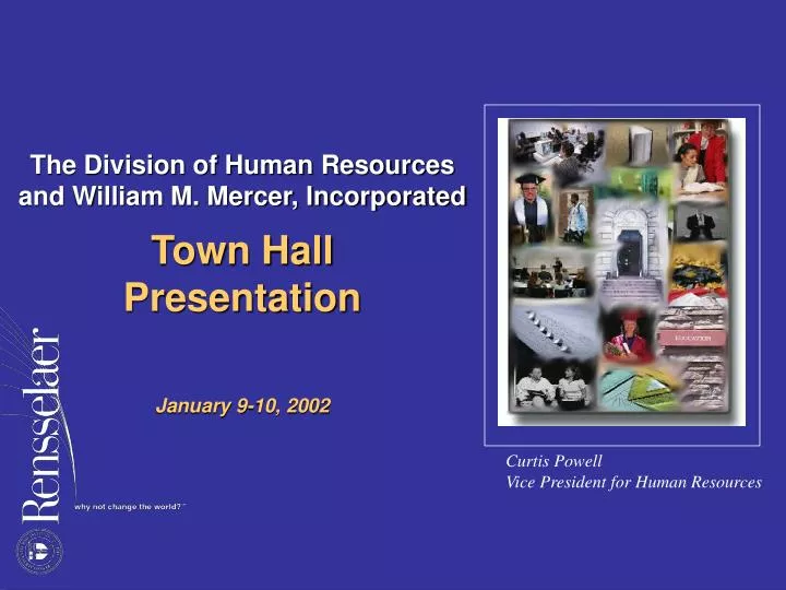 PPT - Town Hall Presentation January 9-10, 2002 PowerPoint Presentation ...