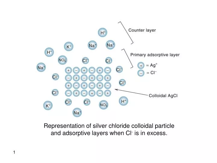 PPT - Representation of silver chloride colloidal particle and ...