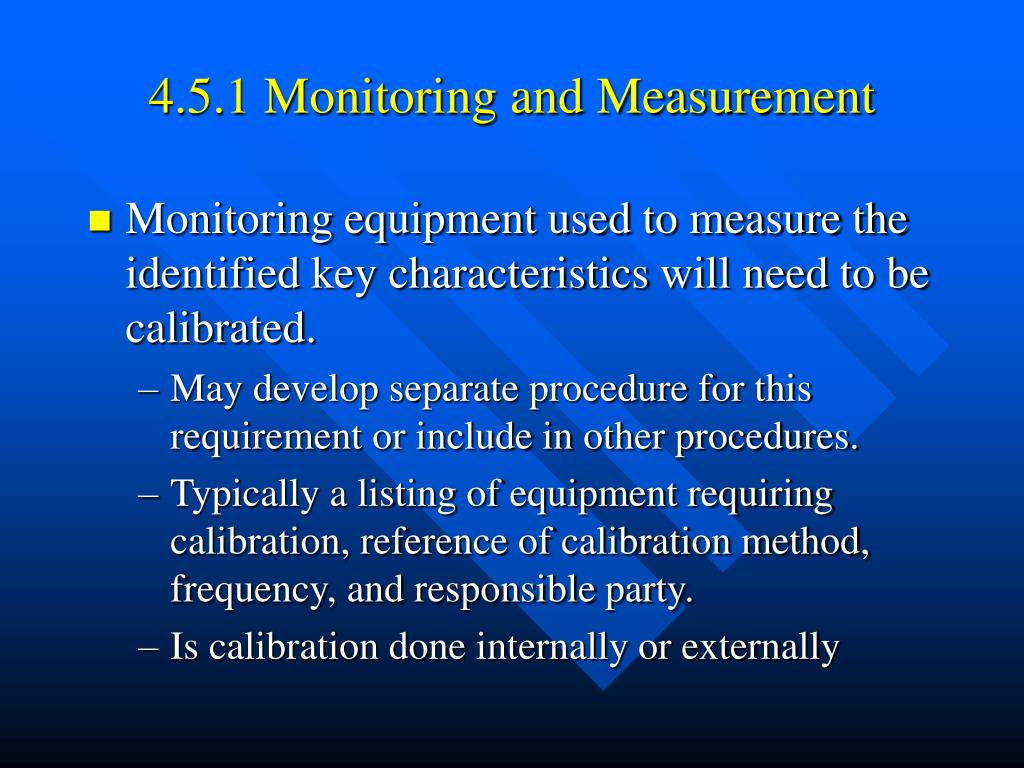 ISO 14001 Monitoring and Measurement Procedure - Eminence Solutions ISO 14001 Monitoring and Measurement Procedure - Eminence Solutions