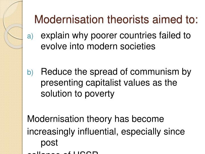 PPT - Modernisation theory PowerPoint Presentation - ID:824020