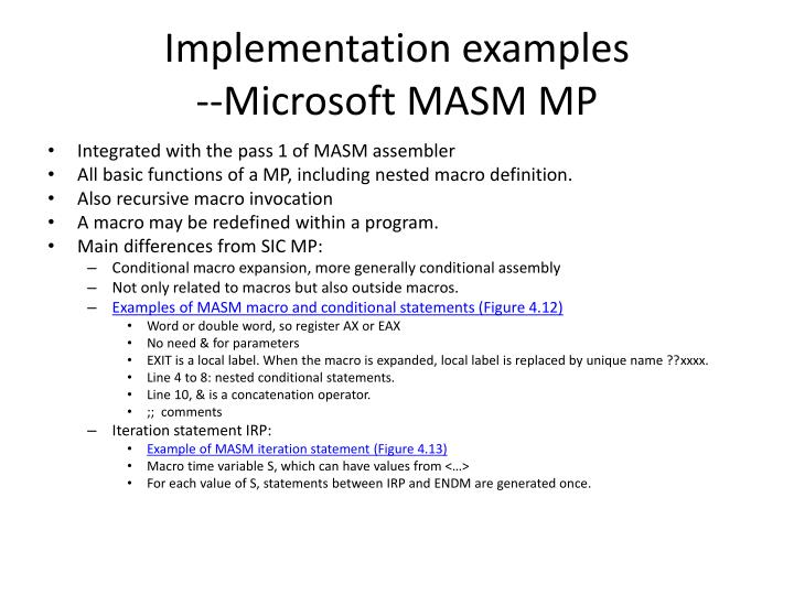 PPT - Macro Processors (MP) PowerPoint Presentation - ID:824556