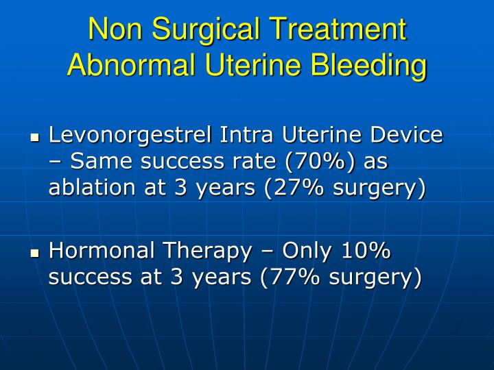 Ppt Hysteroscopy Treatment Of Abnormal Uterine Bleeding Powerpoint