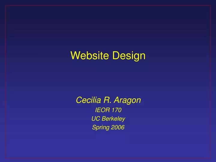 PPT - Website Design PowerPoint Presentation, free download - ID:826411