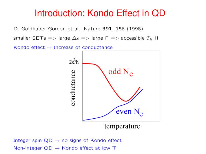 PPT - Conductance of a spin-1 QD: two-stage Kondo effect PowerPoint Presentation - ID:826480