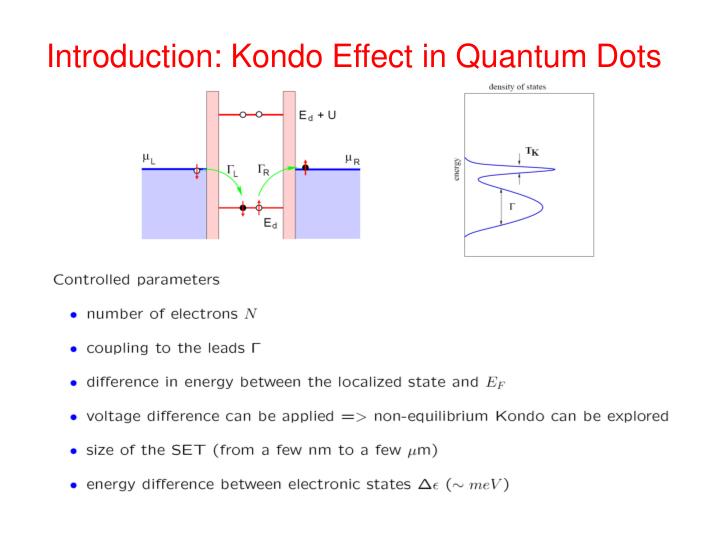 PPT - Conductance of a spin-1 QD: two-stage Kondo effect PowerPoint Presentation - ID:826480