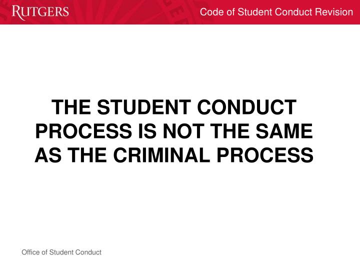 PPT - Code of Student Conduct Revision PowerPoint Presentation - ID:827212