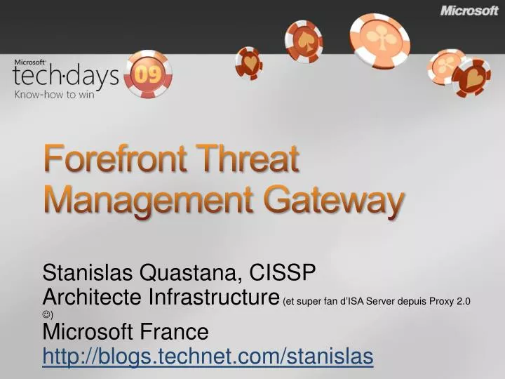 PPT - Forefront Threat Management Gateway PowerPoint Presentation, free ... PPT - Forefront Threat Management Gateway PowerPoint Presentation, free ...