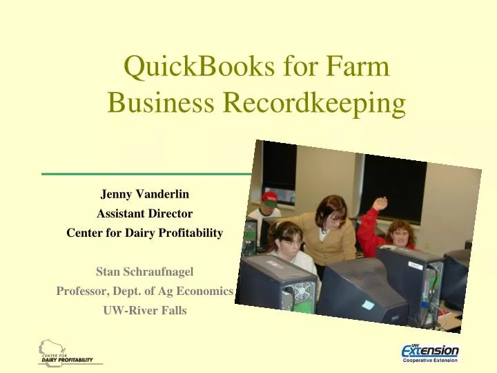 PPT - QuickBooks for Farm Business Recordkeeping PowerPoint ... PPT - QuickBooks for Farm Business Recordkeeping PowerPoint ...