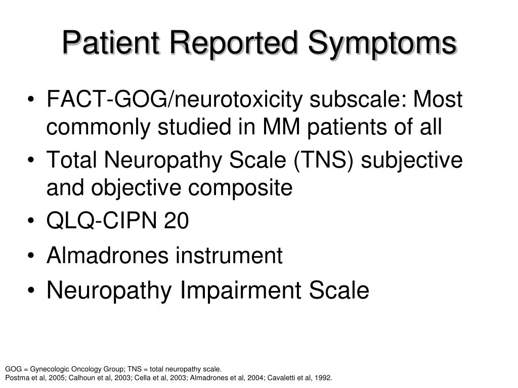 Ppt Peripheral Neuropathy Prediction Prevention And Palliation