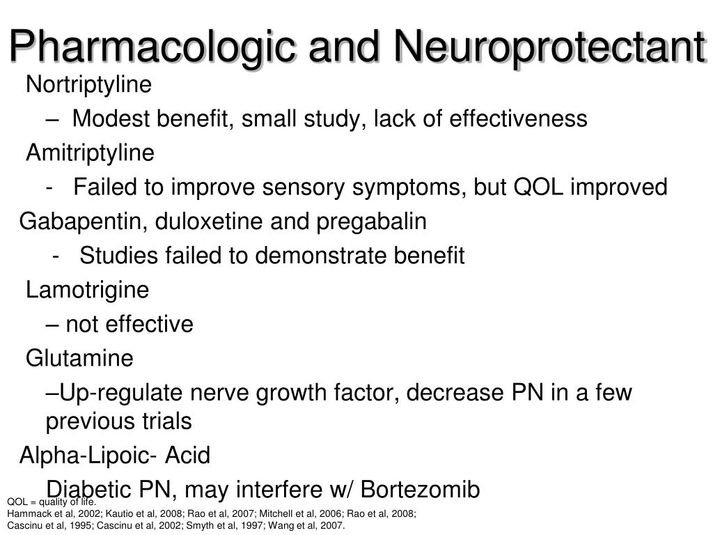 Ppt Peripheral Neuropathy Prediction Prevention And Palliation