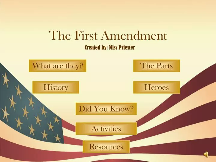 PPT - The First Amendment PowerPoint Presentation, free download - ID ...