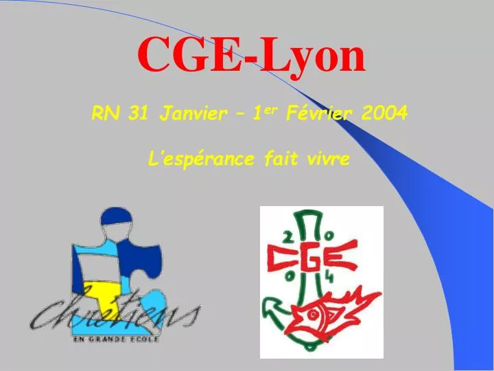 PPT - CGE-Lyon PowerPoint Presentation, free download - ID:828462