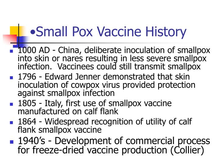 Ancient Chinese Smallpox Inoculation